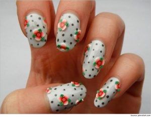 Fimo Nail Art Designs and Ideas - Funky Colour